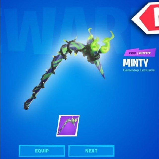 Code | Fortnite Merry Mint Axe - Fortnite Game Item - Gameflip