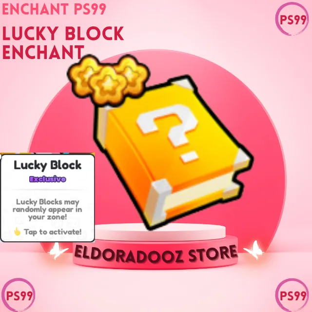 LUCKY BLOCK ENCHANT | PS99 - Other Game Item - Gameflip