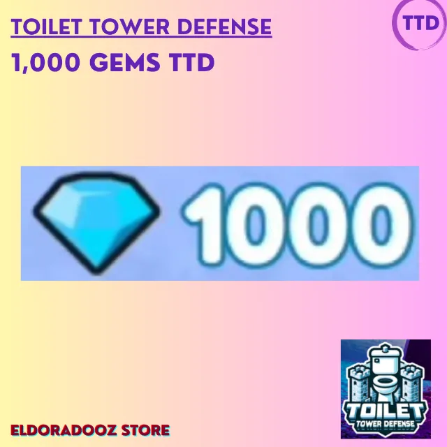 1000 Gems Ttd Roblox Game Items Gameflip