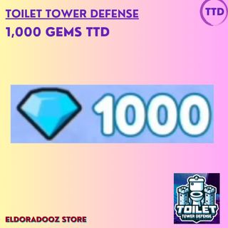 1,000 GEMS TTD - Game Items - Gameflip