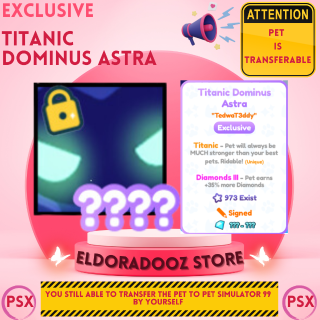 TITANIC DOMINUS ASTRA - SIGNED - Game Items - Gameflip