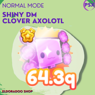 SHINY DM CLOVER AXOLOTL - Game Items - Gameflip