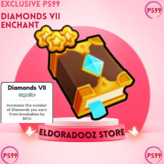 3x DIAMONDS VII ENCHANT | PS99 - Game Items - Gameflip
