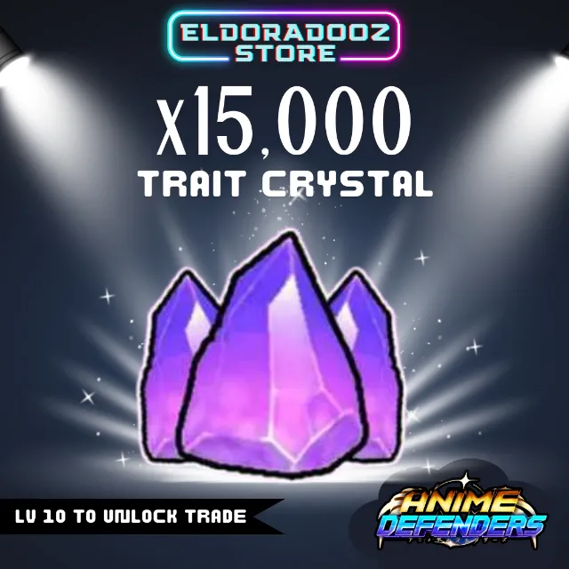 15000 TRAIT CRYSTAL | ANIME DEFENDER - Anime Defenders Game Items ...