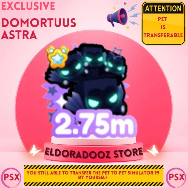 DOMORTUUS ASTRA - Pet Simulator X Game Item - Gameflip