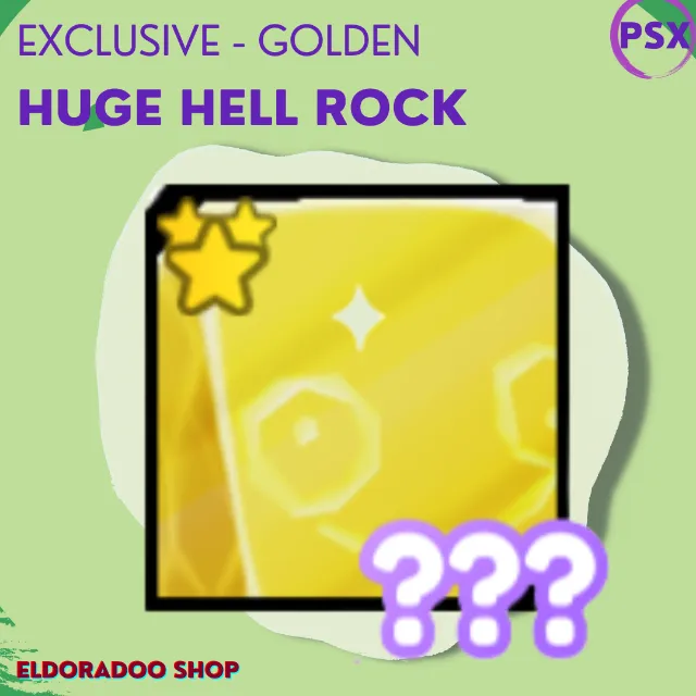 GOLDEN HUGE HELL ROCK X20 - Pet Simulator X Game Items - Gameflip