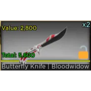 Butterfly Knife l Bloodwidow - Counter Blox Game Item - Gameflip