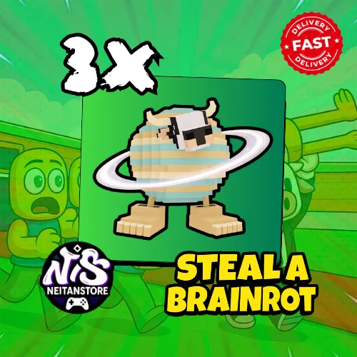 3x SECRET La Vacca Saturno Saturnita - Steal a Brainrot - Steal a ...