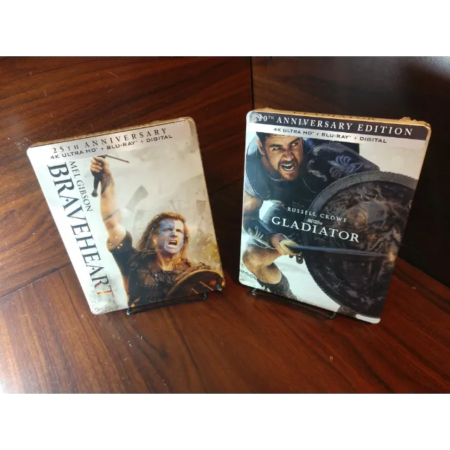 Braveheart + Gladiator 4KUHD – Vudu Digital Codes Only (Redeems on ...