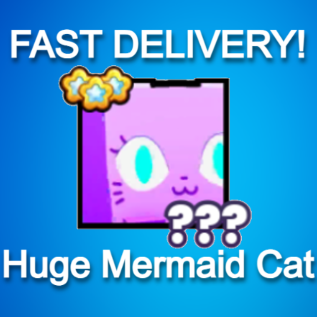Huge Mermaid Cat|PS99 - Pet Simulator 99 Game Items - Gameflip