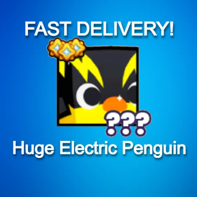 Huge Electric Penguin|PS99 - Pet Simulator 99 Game Items - Gameflip