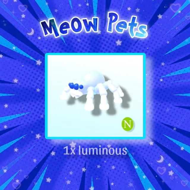 Neon Chilling Spider - Adopt Me Game Item - Gameflip