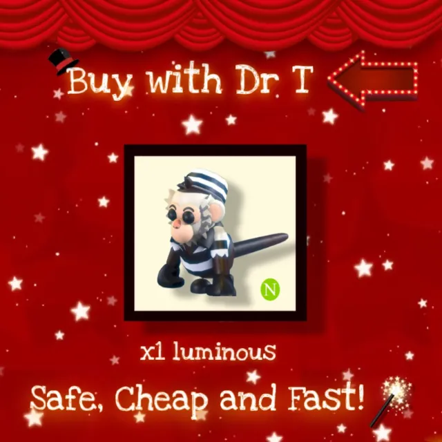 Neon Inmate Capuchin Monkey - Roblox Game Items - Gameflip