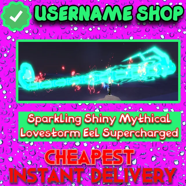 SSM Supercharged Lovestorm Eel | FISCH - Game Item - Gameflip