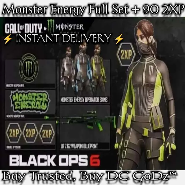Call of Duty Black Ops 6 Monster Energy Set - Call of Duty: Black Ops 6 ...