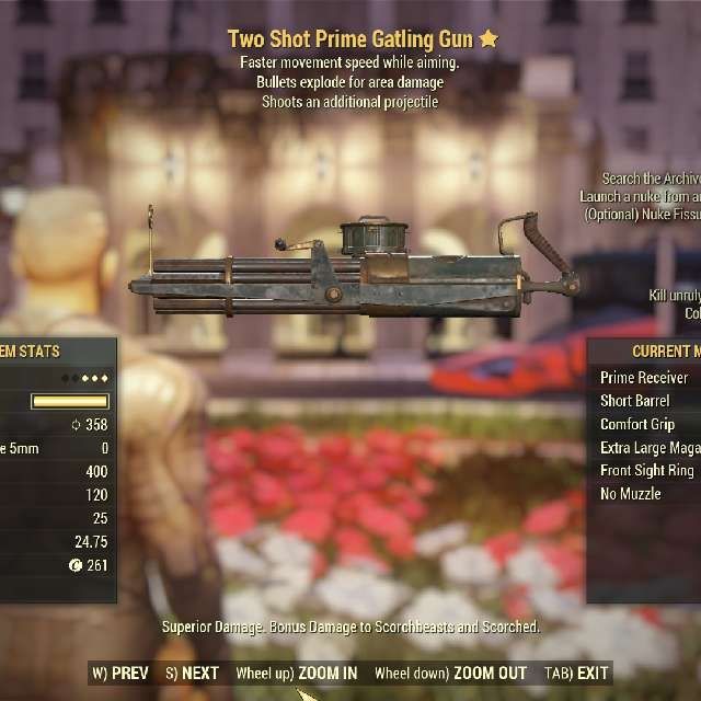 Explosive Two Shot Prime Gatling Gun ⭐ - Game Items - Gameflip