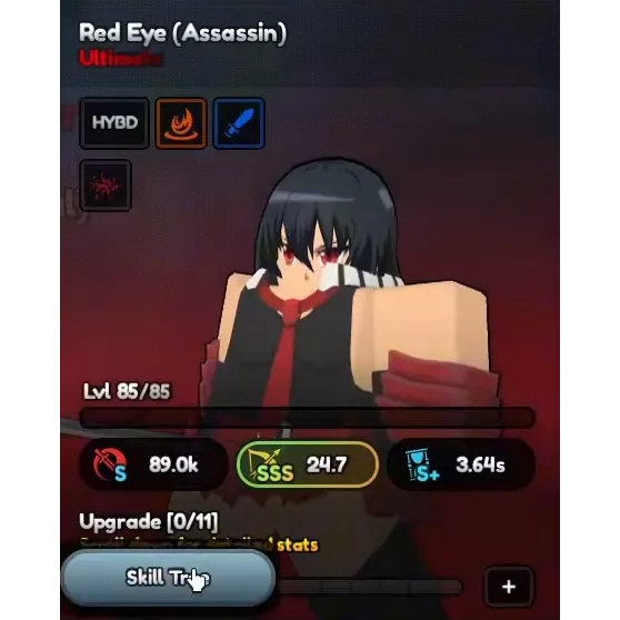 Red Eye | Assassin - Anime Last Stand Game Item - Gameflip