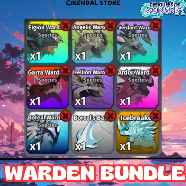 Warden S Bundle Creatures Of Sonaria Cos Creatures Of Sonaria Game