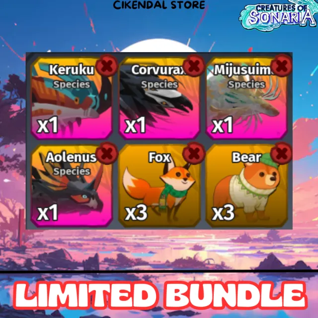 ROLE LIMITED BUNDLE | Creatures of Sonaria |Cos - Creatures of Sonaria ...