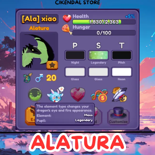 ALATURA | DRAGON ADVENTURES - Dragon Adventures Game Item - Gameflip