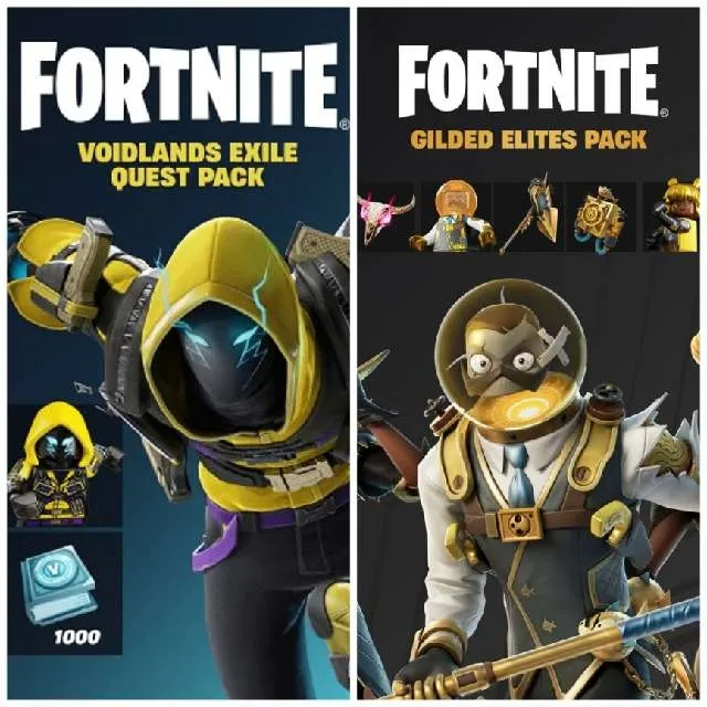 FORTNITE - VOIDLANDS EXILE QUEST+Fortnite - The Gilded Elites Pack ...