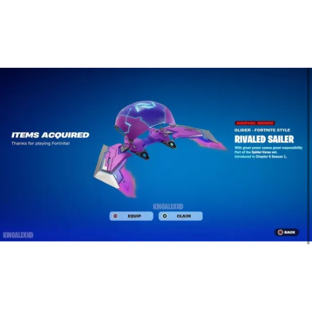 Rivaled sailer glider - Fortnite Game Items - Gameflip