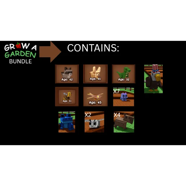GAG PET BUNDLE - Grow a Garden Game Item - Gameflip