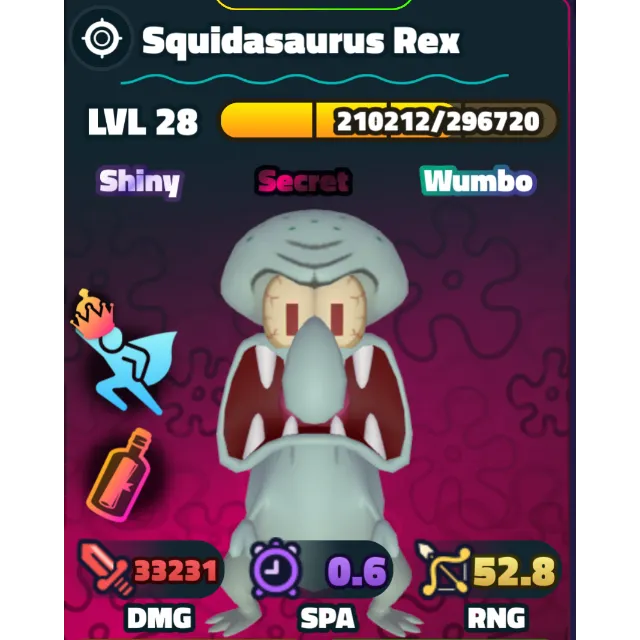 SW NC Squidasaurus Rex SpongeBob Tower Defense - SpongeBob Tower ...