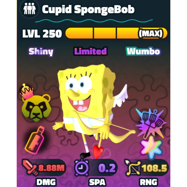 Super Star SW Cupid Spongebob NC HDS Rainbow Serial Single Digit ...