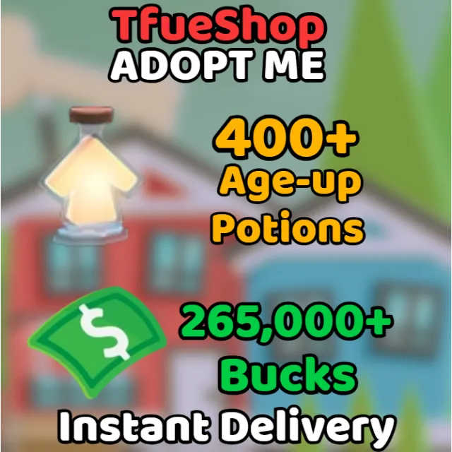 Age Up Potion + Bucks - Adopt Me! Game Account - Gameflip
