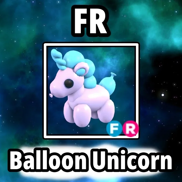 FR Balloon Unicorn - Adopt Me! Game Item - Gameflip