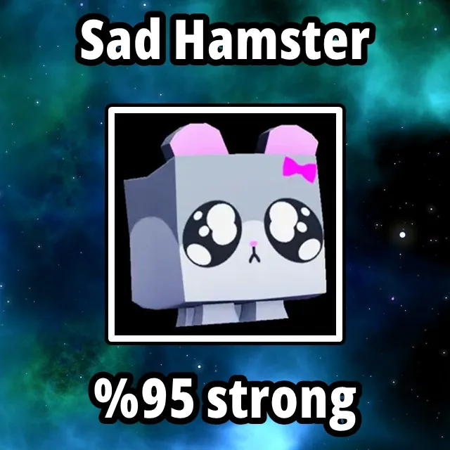 Sad Hamster - Pet Simulator 99 Game Item - Gameflip