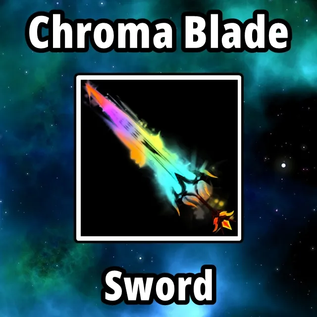 Chroma Blade - Blade Ball Game Item - Gameflip