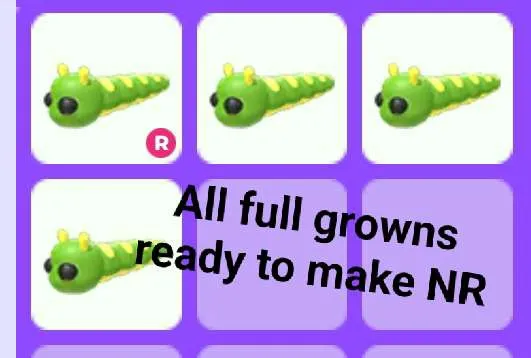 Caterpillar Nr - Adopt Me Game Item - Gameflip