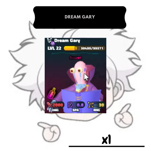 Dream Gary| SBTD - Other Game Item - Gameflip
