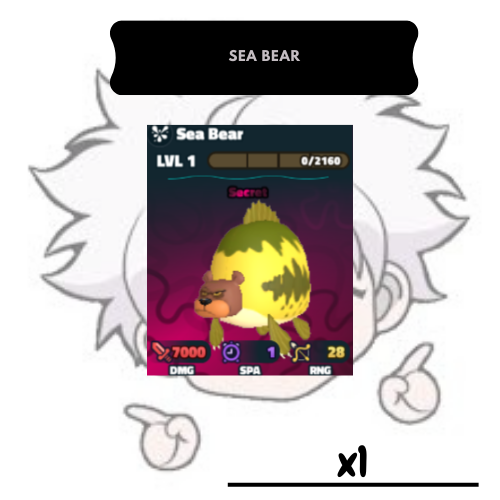 Sea Bear| SBTD - Other Game Item - Gameflip