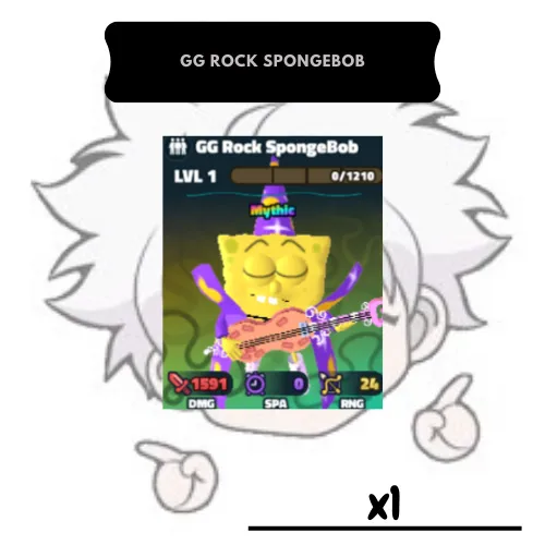 GG Rock Spongebob| SBTD - Other Game Item - Gameflip