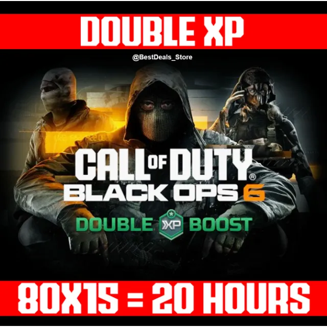 Call of Duty: Black Ops 6 - Double XP Boost 20 Hours - GLOBAL - Game ...