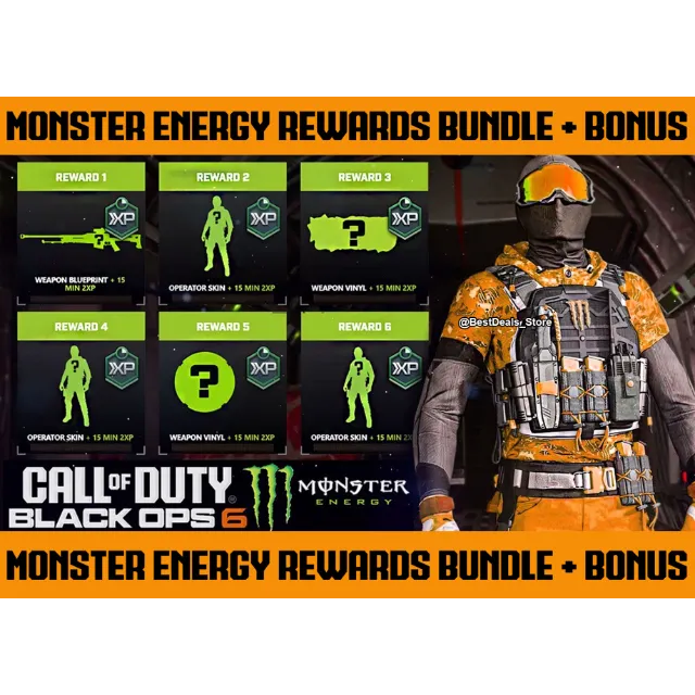 Call of Duty: Black Ops 6 - Monster Energy Rewards Bundle + BONUS ...