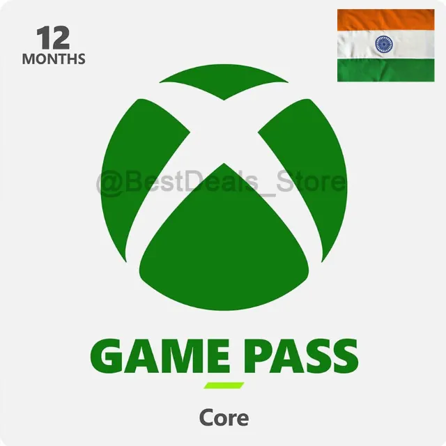 🔥 XBOX GAME PASS CORE 12 MONTH ⚡⚡KEY INDIA⚡⚡ [AUTODELIVERY] - Xbox Game ...
