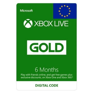 Xbox Live Gold 6 months (Europe) INSTANT DELIVERY - Xbox Live Gold Gift ...