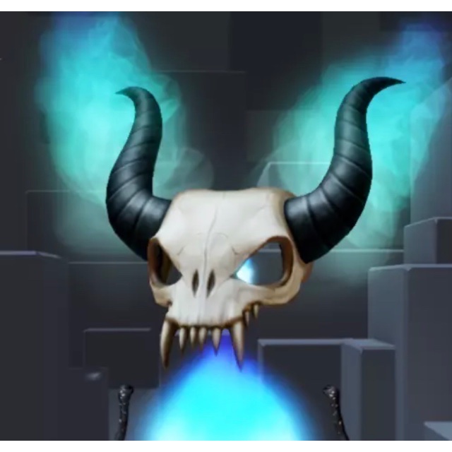 Ice Fire Ram Skull Helm - Other - Gameflip