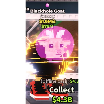 Blackhole Goat 1.6m/s - Steal a Brainrot Game Item - Gameflip