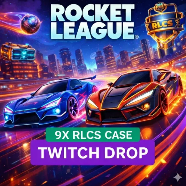 RLCS 2025 x9 Twitch Drops | Rocket League - Rocket League Game Account ...