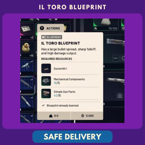IL Toro Blueprint - ARC Raiders - ARC Raiders Game Item - Gameflip