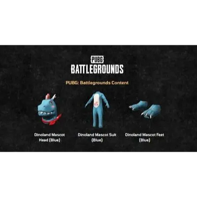 🦕PUBG Battlegrounds Dinoland Mascot Suit | Single Use Code - PUBG Game Item - Gameflip