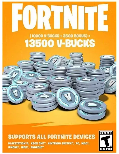 13.5k Vbucks Fortnite Code - Fortnite Game Items - Gameflip
