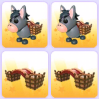Pet | 2x Mule 2x Mule Baskets - Game Items - Gameflip