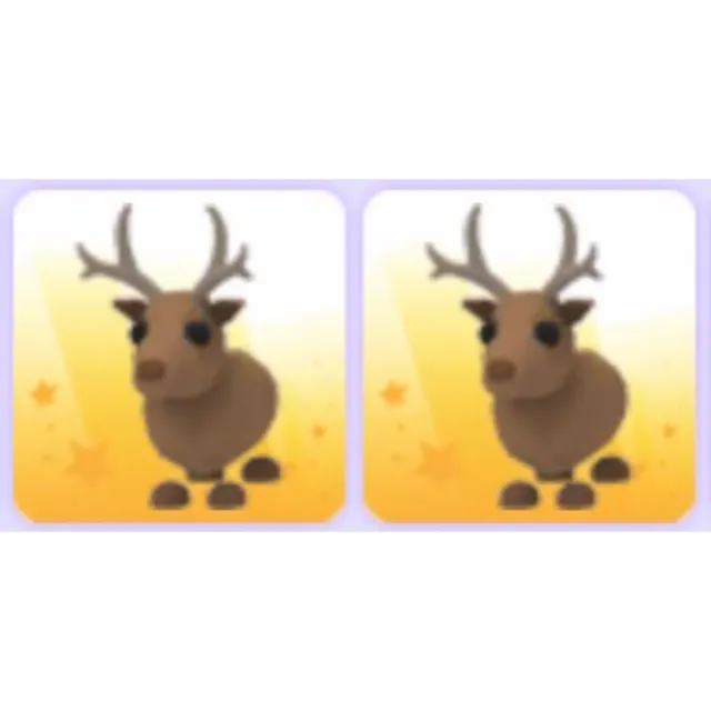 Pet | Reindeer x2 - Adopt Me Game Item - Gameflip