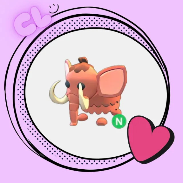 Woolly Mammoth N - Adopt Me Game Item - Gameflip
